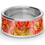 Der Mainzer Stadt-Ring in Rot-Gelb